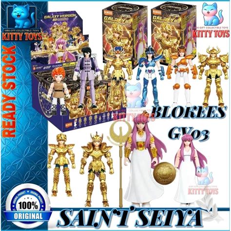 Novo Blockees Saint Seiya Gv03 Vol 3 Galaxy Versão 03 Ouro Zodíaco