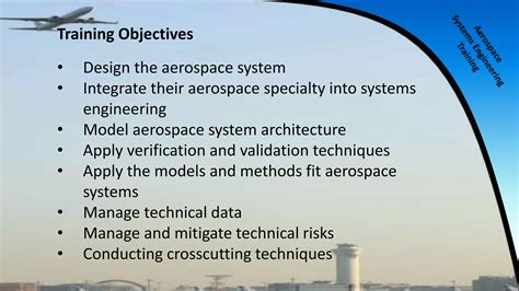 Fundamentals Of Systems Engineering Aerospace Systems Engineering