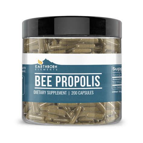 Bee Propolis Capsules Earthborn Elements
