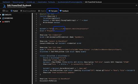 Provisioning Sharepoint Site With Azure Automation And Pnp Powershell