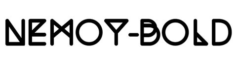 Nemoy Bold Font Free Download Ttfotf