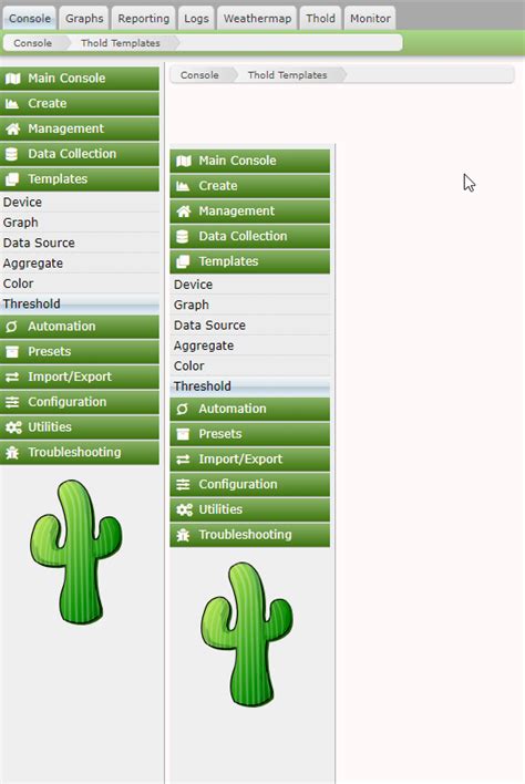 Cannot Delete Or Disable A Template Threshold Issue Cacti Cacti GitHub