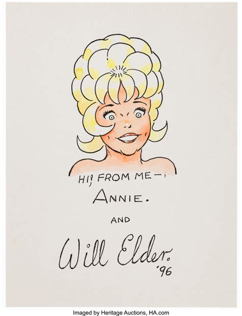 Bill Will Elder Little Annie Fanny Sketch Original Art Lot 49075