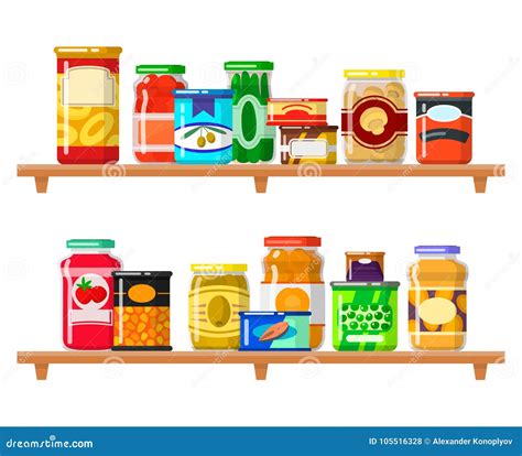 Cartoon Canned Food