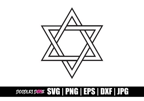 Star Of David Svg Star Of David Png Star Of David Clip Art Star Of David Vector Star Of