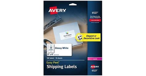 Avery Shipping Labels Sure Feed Labels • See Price