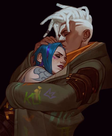 Jinx And Ekko Arcane Lucian League Of Legends Arte Pulp Fiction