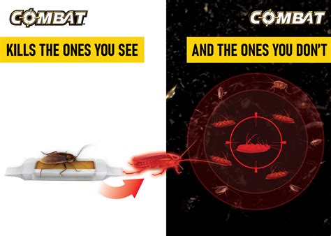 Combat Roach Killer Bait Strips 10pcs Combat Singapore