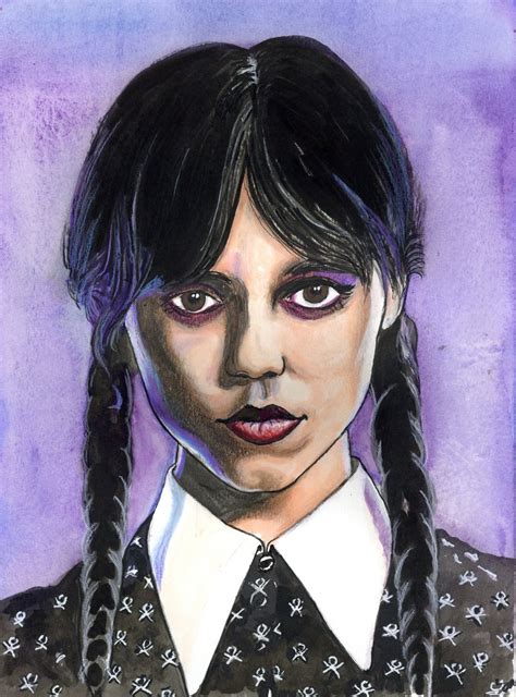 Wednesday Addams By Rich Cirillo In Rich Cirillos Rich Portraits