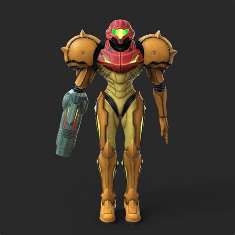 Samus Prime Custom Full Body Wearable Armor With Helmet 3d Model Stl Etsy