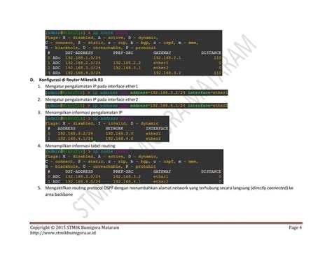 Konfigurasi Routing Ospf Di Mikrotik Pdf