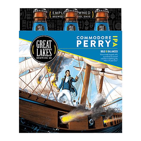 Great Lakes Brewing Co Ipa Commodore Perry Beer 6 12 Oz Bottles Pale