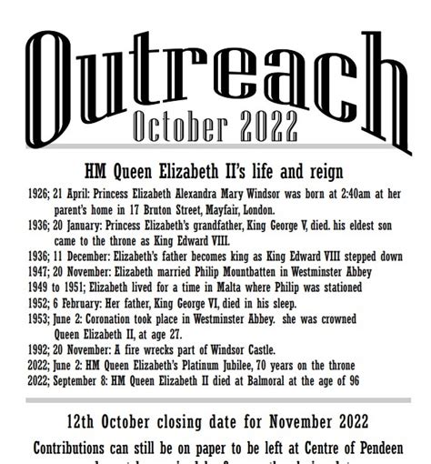 Pendeen Outreach Magazine Pendeen Outreach October 2022