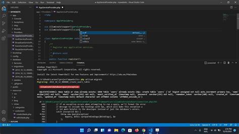 Php Artisan Migrate Error In Laravel 8 Illuminatedatabase