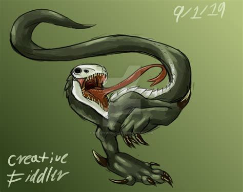 Skull Crawler Rough Doodle By Creativefiddler On Deviantart