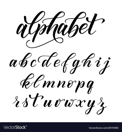 Alphabet Brush Lettering Here Are Your Free Lettering Guides