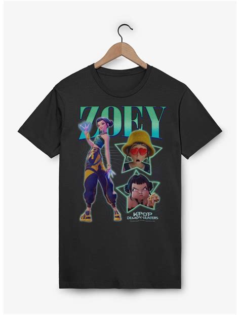Kpop Demon Hunters Zoey Star Collage T Shirt Black Boxlunch
