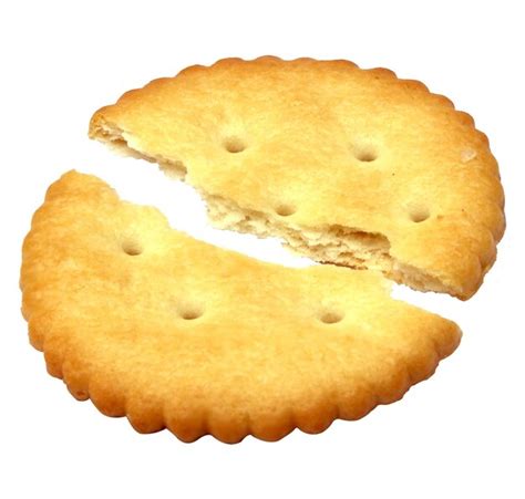 Premium Photo Crispy Cracker Isolated On White Background