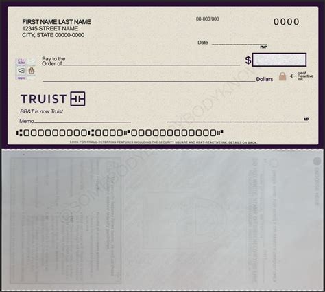 Personal Check Sample