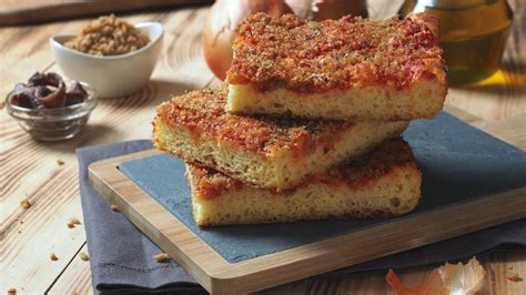 Sfincione Sicilian Style Pizza Sicilian Food Culture
