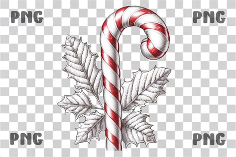 Christmas Candy Cane Png Graphic By Digital Delicacy · Creative Fabrica