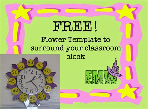 Flower Clock To Help Tell Time Evil Math Wizard