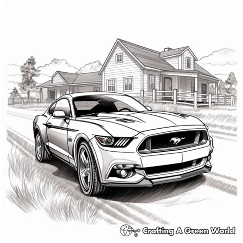Mustang Coloring Pages For Adults