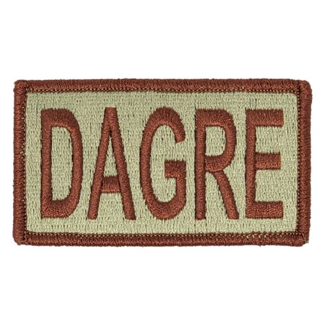 Dagre Duty Identifier Tab Usaf Ocp Patch