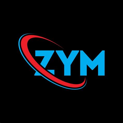 Logotipo De Zym Letra Zym Diseño Del Logotipo De La Letra Zym Logotipo De Las Iniciales Zym