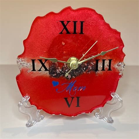 Small Desk Clock Etsy