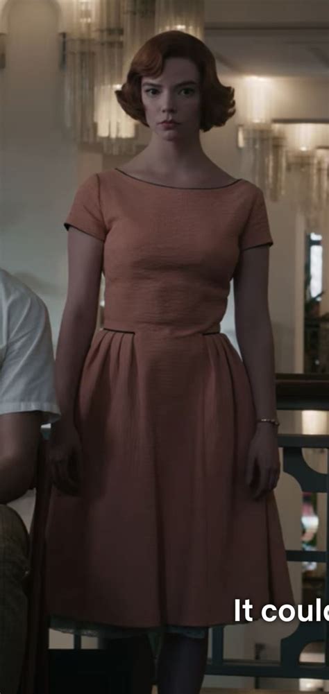 Pin On Anya Taylor Joy Queens Gambit Fashion Retro Vintage Outfits