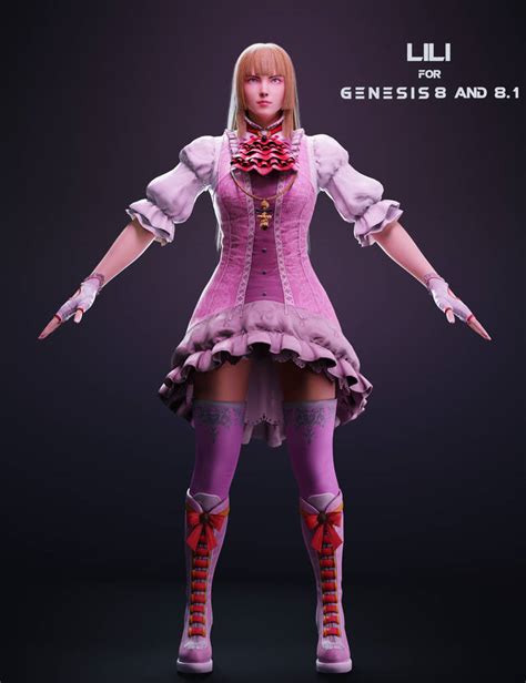 Lili For Genesis 8 And 8 1 Female By Cpdaz On Deviantart