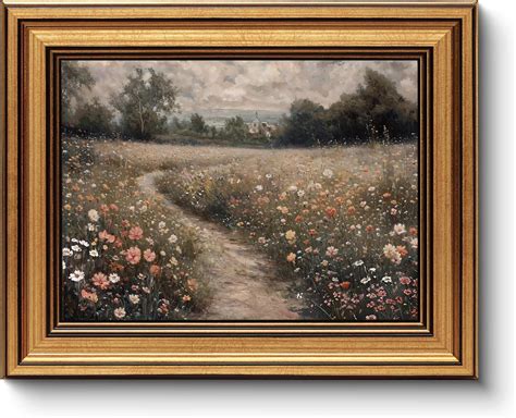 Huarcey Gold Framed Vintage Wall Art For Living Room