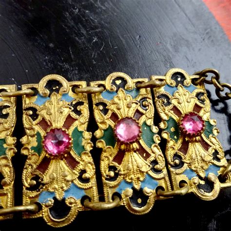 1950s Costume Jewelry Bracelet ヴィンテージ ブレスレット Lovelettervintage