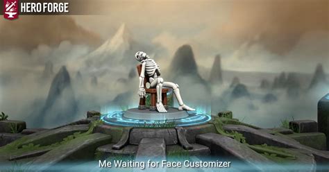 Me Waiting For Face Customizer Made With Hero Forge
