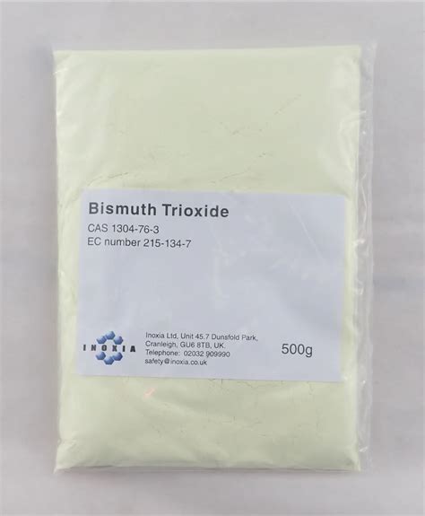 Buy Bismuth Trioxide At Inoxia Ltd