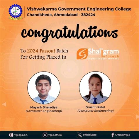 Vgec Engineeringcollege Congratulations Engineeringstudent