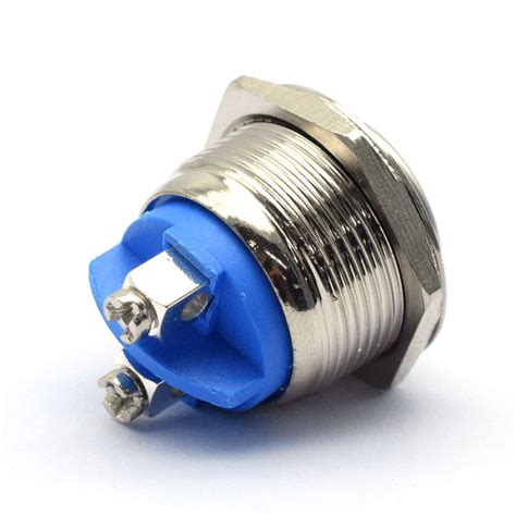 Best 12161922mm Screw Self Locking Self Resetting Waterproof Metal Push Button Switch