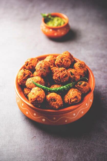 Moong Dal Vada Também Mungode Pakoda Pakode Pakore Moong Wada Pakora Ou Bhajiya Lanche Na