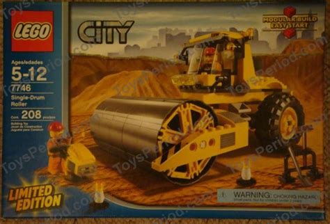 Lego 7746 Single Drum Roller Set Parts List