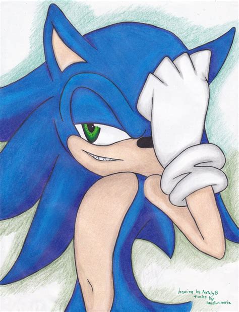 Dark Sonic The Hedgehog Drawings