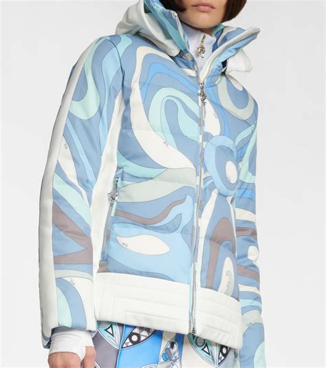 Pucci X Fusalp Printed Down Ski Jacket Emilio Pucci