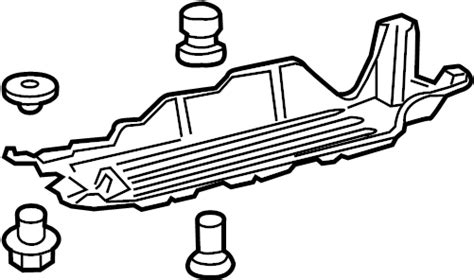 Toyota Avalon Floor Pan Splash Shield Front 5839806030 Toyota