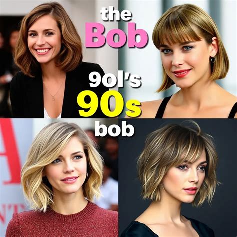 The Two Step Bob Haircut Reviving The Iconic 90s Style With Modern