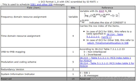 Nr Dci Format介绍 Csdn博客