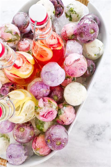 Spring Flower Ice Balls How Can This