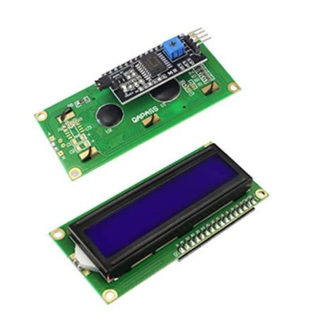 1602 16x2 Lcd Display With I2ciic Interface Blue Backlight Robodo