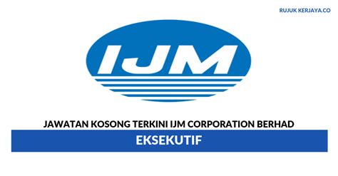 Jawatan Kosong Terkini Ijm Corporation ~ Eksekutif • Kerja Kosong Kerajaan And Swasta