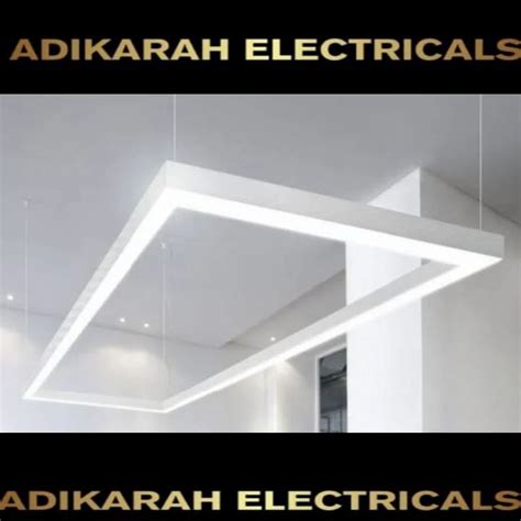 Aluminium Rectangular Linear Led Light 600mm X 1200mm For Decoration