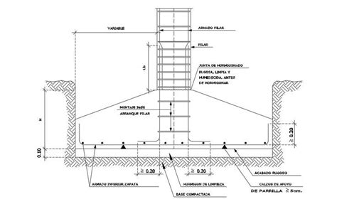 Column Detail Cad Drawing Artofit
